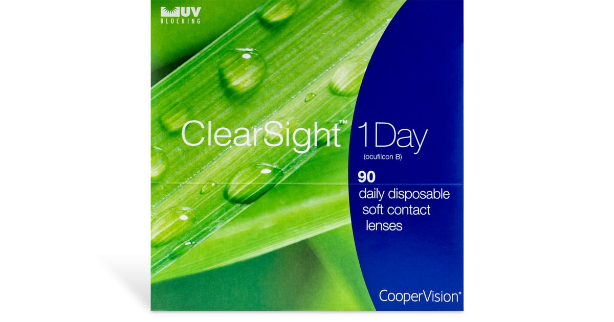 2 Clear One Day 90 Pack Contact Lenses | 1-800 CONTACTS