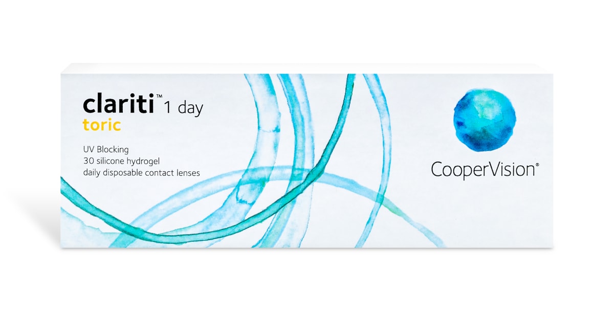 Clariti 1-Day Toric 30 Pack Contact Lenses | 1-800 Contacts