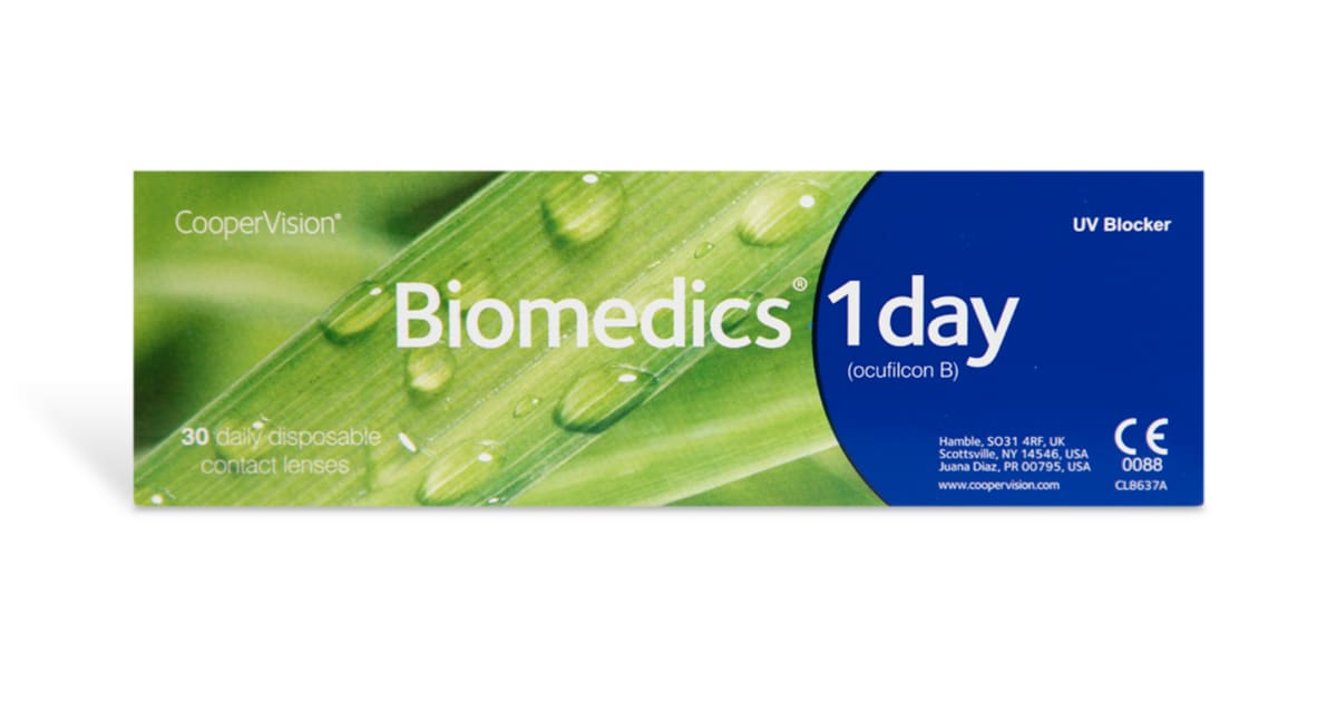 Biomedics 1-Day 30 Pack Contact Lenses | 1-800 Contacts