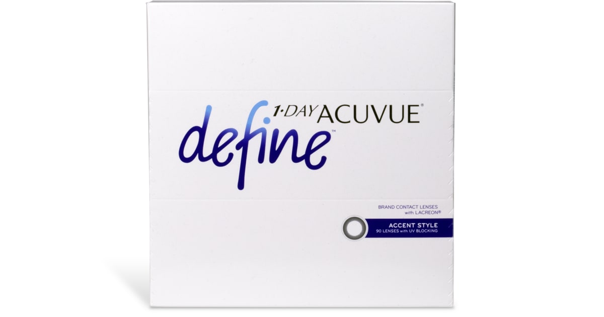 1-Day Acuvue Define 90 Pack Contact Lenses | 1-800 Contacts