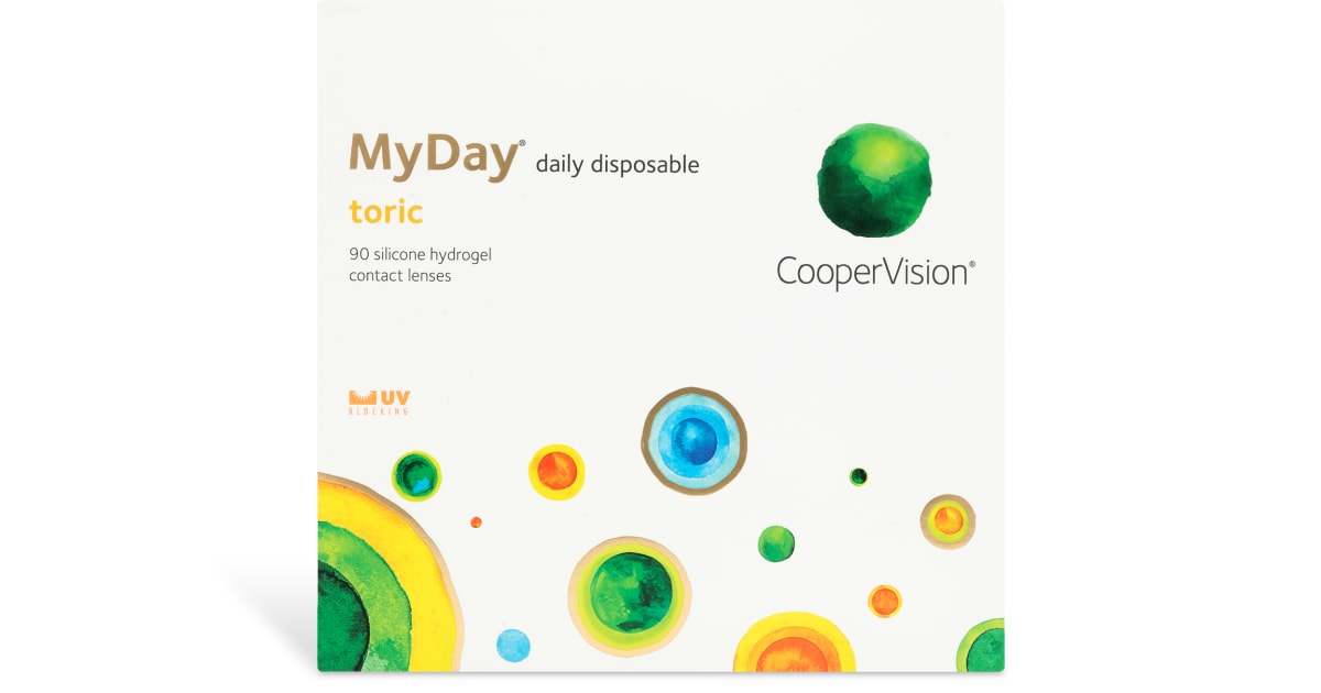 MyDay Toric 90 Pack Contact Lenses | 1-800 Contacts