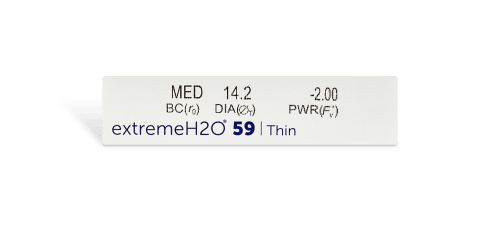 Extreme H2O 59% Thin Contact Lenses | 1-800 CONTACTS