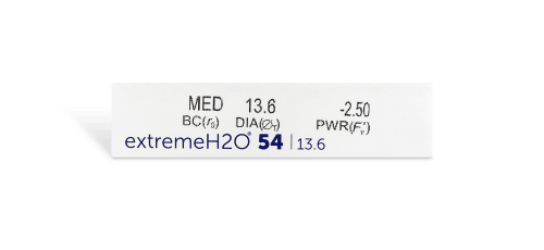 Extreme H2O 54% 13.6 Contact Lenses | 1-800 CONTACTS