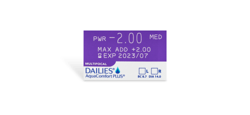 DAILIES AquaComfort Plus Multifocal 30 pack | 1-800 CONTACTS