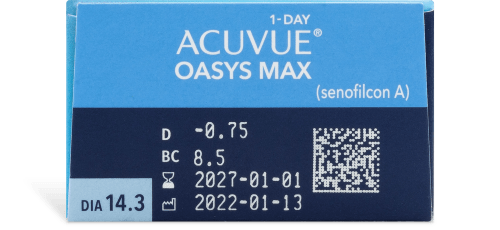 Acuvue Oasys Max 1-Day 30 Pack Contact Lenses | 1-800 Contacts
