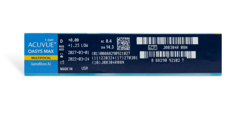 Acuvue Oasys Max 1-Day Multifocal Contact Lenses